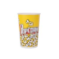 China Food Grade Disposable Paper Food Buckets Popcorn Bucket 150oz Fried Chicken Barrel for sale