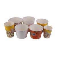 China Food Grade Disposable Paper Food Buckets Popcorn Bucket 150oz Fried Chicken Barrel for sale