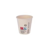 China Custom Made Disposable Milk Cups Thickened White Packaged Coffee Cups for sale