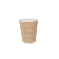 China Custom Made Disposable Milk Cups Thickened White Packaged Coffee Cups for sale