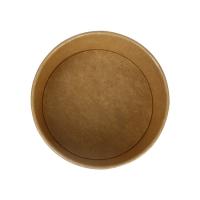 China Disposable Kraft Paper Bowls Takeaway Packaging Meal Bowl Customized LOGO for sale