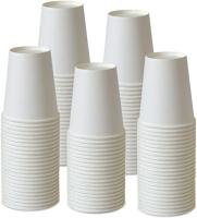 China 8oz Disposable Paper Cups Hot / Cold Beverage Drinking For Party Picnic BBQ Travel Event for sale
