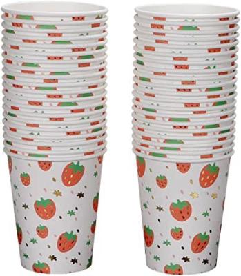 China 330ml Thick Custom Disposable Paper Cups Milk Tea Coffee Paper Cups for sale