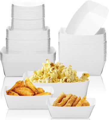 China Custom Logo Printing Takeaway Hotdog BBQ Paper Tray For Bread Baking Packaging for sale