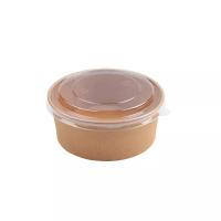 China Buy Wholesale China Disposable 1000ml Factory Kraft Paper Bowl Food Packaging Snack Containers for sale