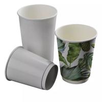 China White Paper Coffee Cup Espresso Cups Hot/Cold Beverage Drinki Cold Beverage Black 26oz Recyclable Disposable Paper Cups for sale