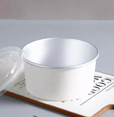 China 1300ML Take Out Aluminium Foil Paper Bowl For Hot Food Packing Container for sale