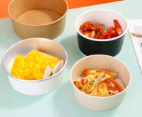 China Eco Friendly Restaurant Take Out Custom Printed Food Disposable Paper Packaging Bowls for sale