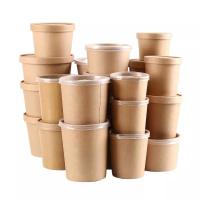China Excellent Performance Wholesale Flexo Print 20oz Personalised Printed Disposable Paper Soup Bowls for sale