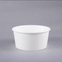 China Paper Noodle Container Disposable Soup Bowl Disposable Salad Paper 10oz Bowls for sale