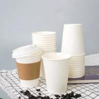 China Competitive Price Take Away 28oz Recyclable White Paper Water Cups for sale