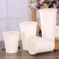 China Wholesale Leak-poof Insulated Recyclable Single PE Coated 16oz Disposable Paper Cups for sale