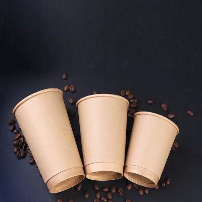 China 28oz Factory Thickened Printing Logo Advertising Disposable Paper Cups for sale