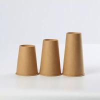 China Insulated Lining Printed 18oz Biodegradable Kraft Paper Cups Hot Beverage Packaging for sale