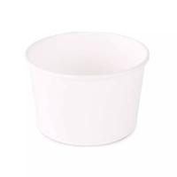 China Takeout Disposable White Food Grade Noodle Paper Bowl PE Lined Offset Printing 16oz White Disposable Bowls for sale