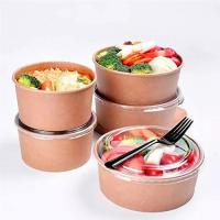 China Custom Recyclable Stackable Food Grade 750ml Disposable Paper Soup Bowls for sale