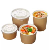 China Cheap Custom Eco-friendly Food Grade Recyclable PLA Coated 1000ml Disposable Paper Bowl for sale