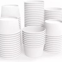 China Oil Proof Biodegradable 22oz Disposable Paper Bowl Factory Sale OEM Food Grade White Paper Cup Soup Bowl for sale