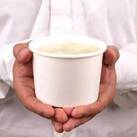 China Cold Liquids Take Away BPA Free Soup Noodle Custom Print Disposable White Paper Bowl for sale
