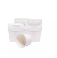 China Disposable High Quality Factory Price Soup Container Liquid Resistant Single PE 23oz White Disposable Bowls for sale
