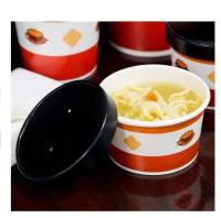 China Disposable High Quality Factory Price Soup Container Liquid Resistant Single PE 23oz White Disposable Bowls for sale