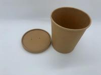 China Manufacturer Takeaway Custom Kraft Soup 32oz Custom Kraft Brown Paper Bowl for sale