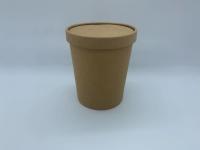 China Made In China Thickened Disposable Porridge Bucket kraft Paper Soup Bucket Cup for sale