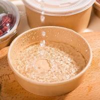 China Waterproof Food Grade Paper Bowl Brown Takeout Ink Biodegradable Disposable Paper Bowl for sale