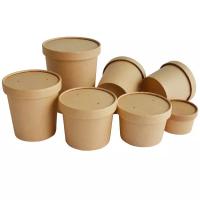 China Restaurant Take Away Food Grade Paper Bowl Flexo Print Takeaway 6oz Disposable Paper Bowl for sale
