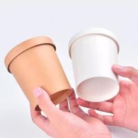 China Restaurant Take Away Food Grade Paper Bowl Flexo Print Takeaway 6oz Disposable Paper Bowl for sale