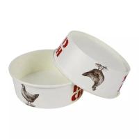 China Disposable White kraft Paper Soup Cup Bowl Drink PE Coated Recyclable Biodegradable Paper Bowls for sale