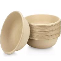 China 100% Biodegradable Paper Bowls For Hot And Appetizers Household Food Containers Disposable Bowls for sale