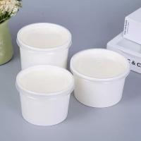 China 9oz Custom High Quality Disposable Printed Paper Dessert Cups Bowl Paper Cup For Ice Cream Beverages for sale