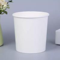 China 9oz Custom High Quality Disposable Printed Paper Dessert Cups Bowl Paper Cup For Ice Cream Beverages for sale