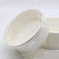 China 22oz Newest Design Custom Logo Lunch Bowl White Soup Paper Take Away Bowls Food Container Paper Craft Bowl for sale