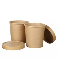 China Personalised Printed Custom Disposable Rice Salad Ice Cream Food Container Paper Soup Bowl for sale