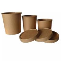 China Personalised Printed Custom Disposable Rice Salad Ice Cream Food Container Paper Soup Bowl for sale