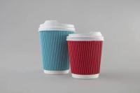 China 16oz Coffee Paper Cup Disposable Double Wall Kraft Biodegradable Coffee Cup Paper Cups For Hot Drinks for sale