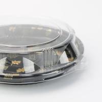 China Lid Disposable Plastic Food Container Pp Plate Tray Sushi Box for sale
