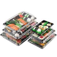 China Take Away Sushi Container Disposable Sushi Trays Food Container Packaging for sale