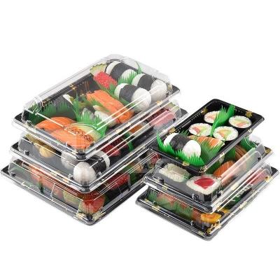 China Take Away Sushi Container Disposable Sushi Trays Food Container Packaging for sale
