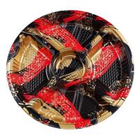 China Clear Plastic Sushi Box Black Pattern Golden Maple Leaf 5 Compartments With Lid for sale