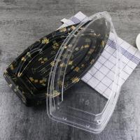 China Variety Color Ship Type Food Plates Stackable Melamine Boat Sushi Tray Container for sale
