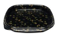 China Square Sushi Blister Take Out Meal Box Disposable Plastic Packing With Printing For Party for sale