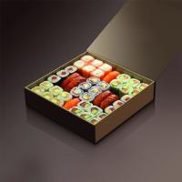 China Takeout Disposable Sushi Box Japanese Lunch Sushi Boxes Paper Packaging for sale
