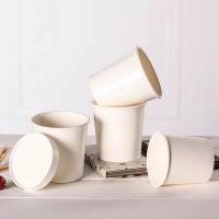 China Kraft Paper Disposable Takeaway Soup Cup Biodegradable Soup Container for sale