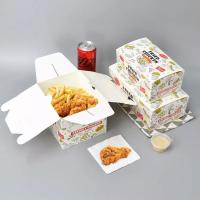 China Kfc Fried Chicken Takeaway Custom Paper Box Fast Food Packaging for sale