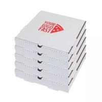 China 8in Custom Printing Corrugated Pizza Packing Box Takeaway Brown Pizza Box for sale