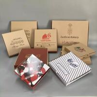 China 8in Custom Printing Corrugated Pizza Packing Box Takeaway Brown Pizza Box for sale