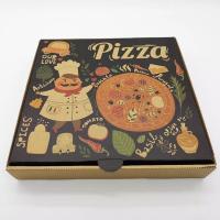 China Pizza Package Carton Square Custom Paper Box Custom Logo Printed for sale